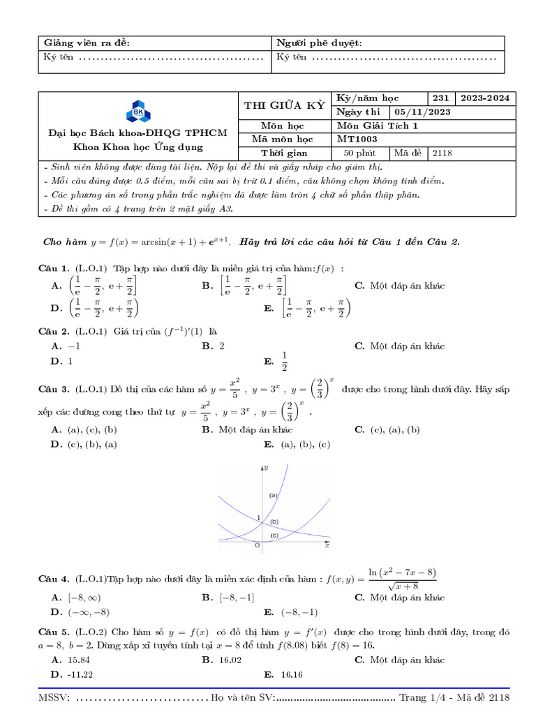 GHK231 Thi Ngày 211023 | PDF