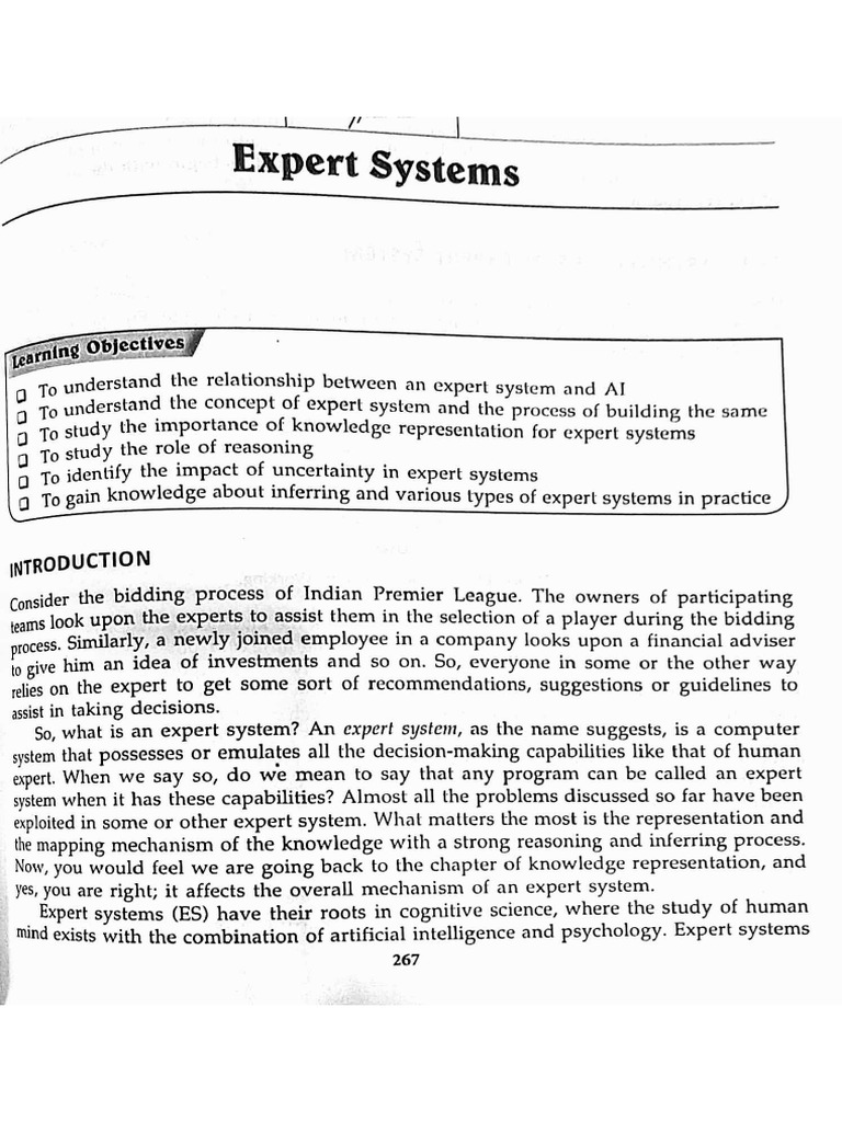 Unit 6 Expert System | PDF