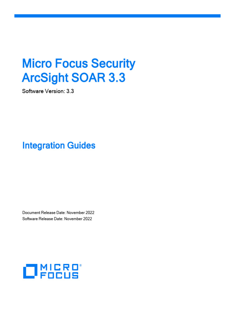 Arcsight Soar Integration Guide 2 | PDF | Microsoft Exchange Server ... Arcsight Soar Integration Guide 2 | PDF | Microsoft Exchange Server ...