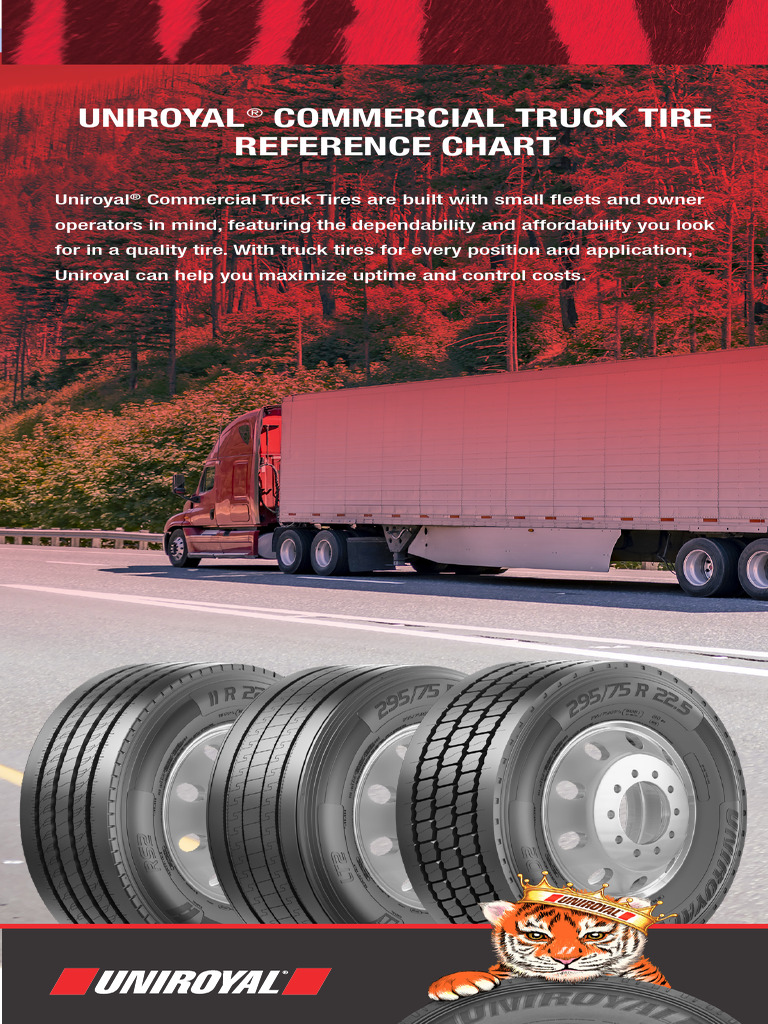 Uniroyal Truck Tires Pocket Brochure | PDF | Tire | Vehicles