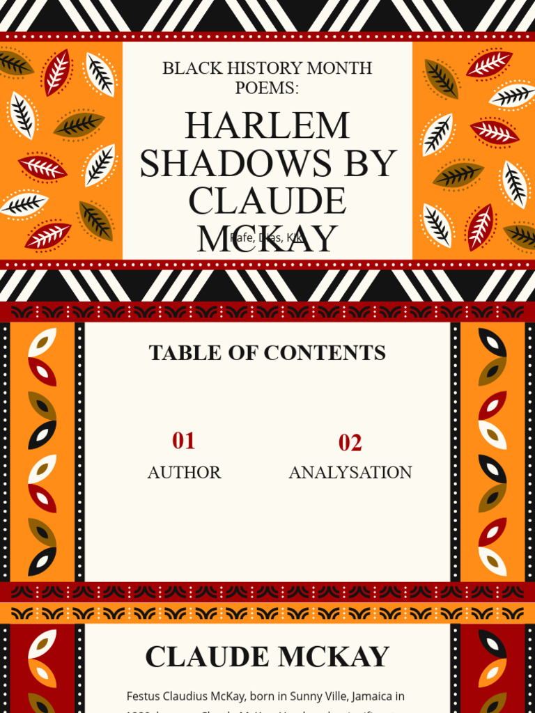 Black History Month Poems | PDF | Poetry | Harlem Renaissance