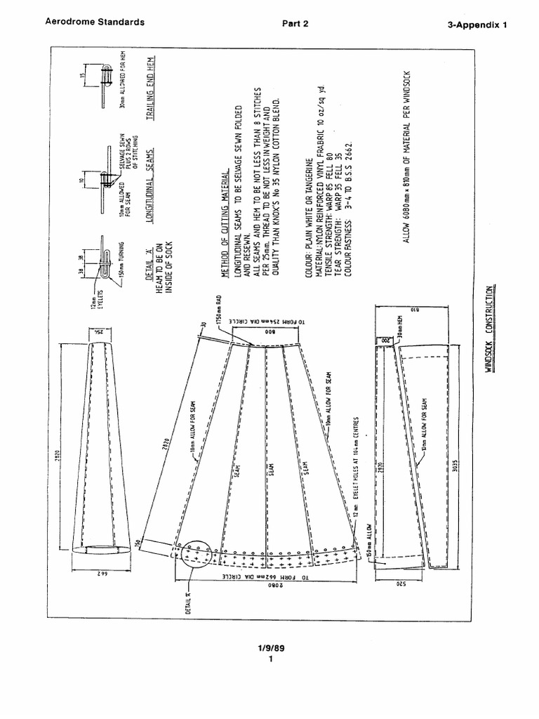 Windsock Design Construction | PDF