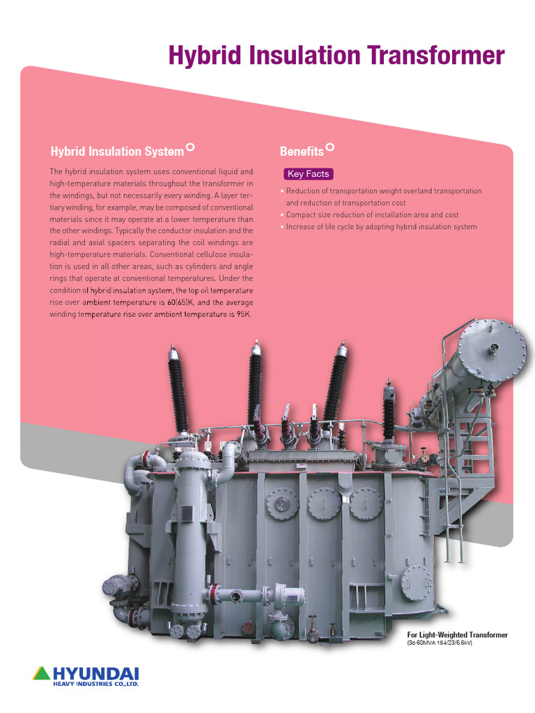Hybrid Insulation Transformer | PDF | Thermal Insulation | Transformer