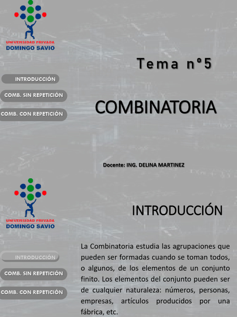 Combinatoria | PDF | Combinatoria | Permutación
