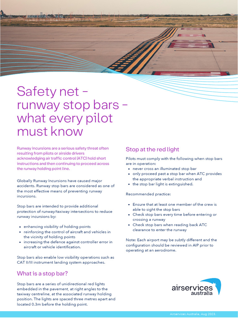18 0038 FAC Safety Net Runway Stop Bars | PDF | Runway | Airport
