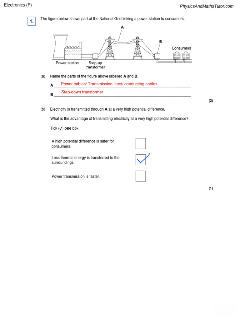 Electricity Pastpapers 2018 To 2021 | PDF | Electric Power | Voltage