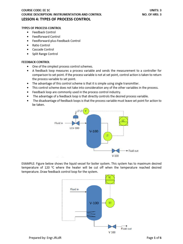 Type of Process Control | PDF | Systems Science | Computer Engineering