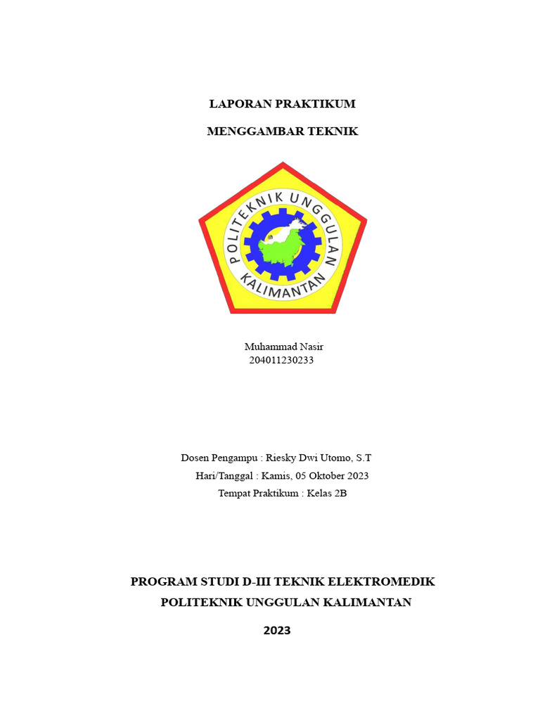 Laprak Gambar Teknik | PDF