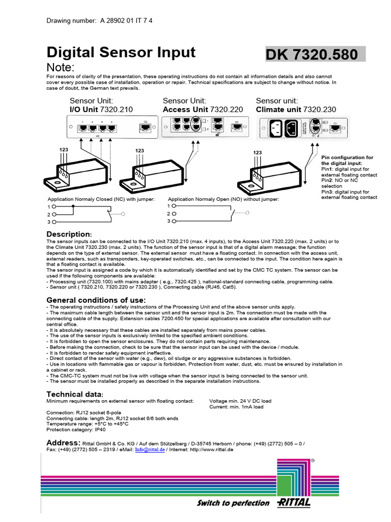 Digital Sensor Input | Download Free PDF | Switch | Input/Output