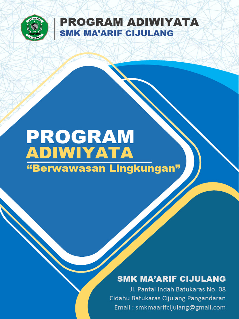 Cover Program Adiwiyata | PDF