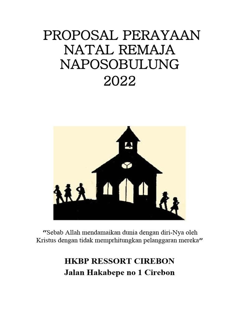 Proposal Perayaan Natal Naposobulung 2022 | PDF
