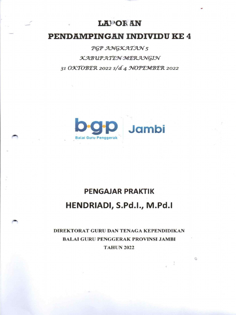 Contoh Laporan PI | PDF