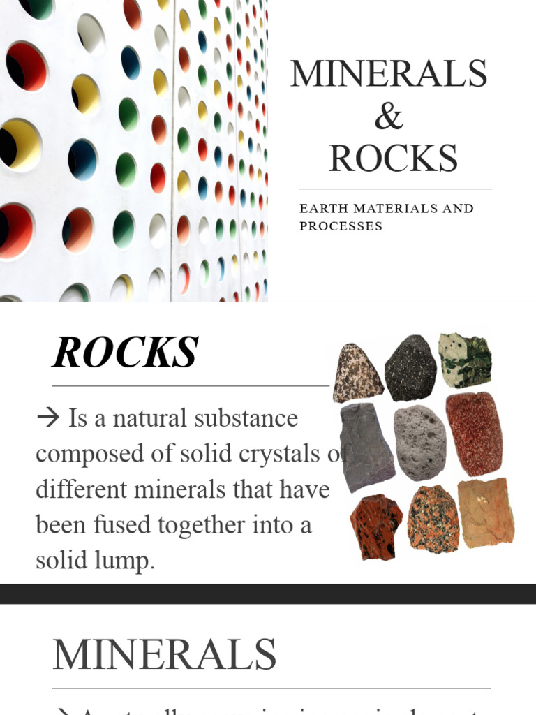 Understanding Rocks and Minerals | PDF | Rock (Geology) | Igneous Rock