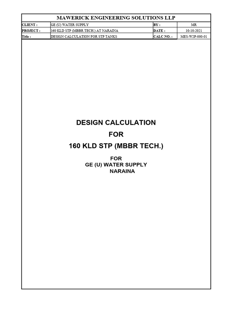 STP Tank Design_R0 | PDF | Bending | Stress (Mechanics)