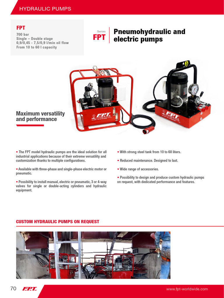 SERIE FPT FPT - Def2 | PDF | Valve | Pump