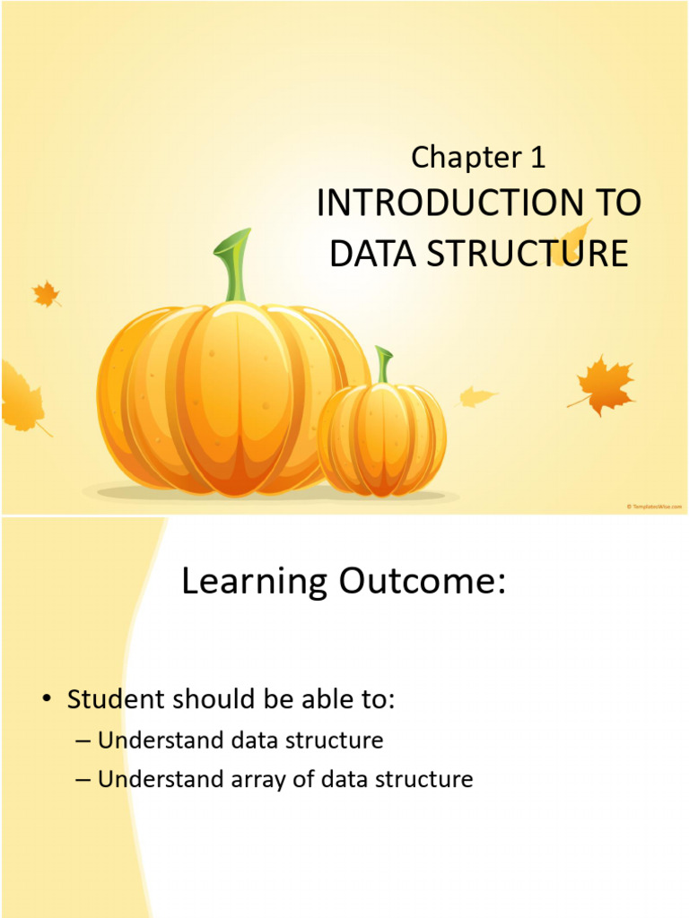 Chapter 1- Intro to DATA STRUCT | PDF | Data Structure | C++ Chapter 1- Intro to DATA STRUCT | PDF | Data Structure | C++