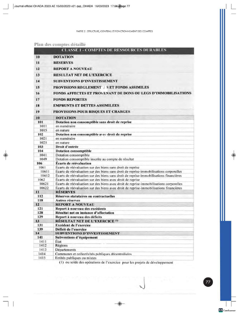 Plan Comptable EBNL | PDF