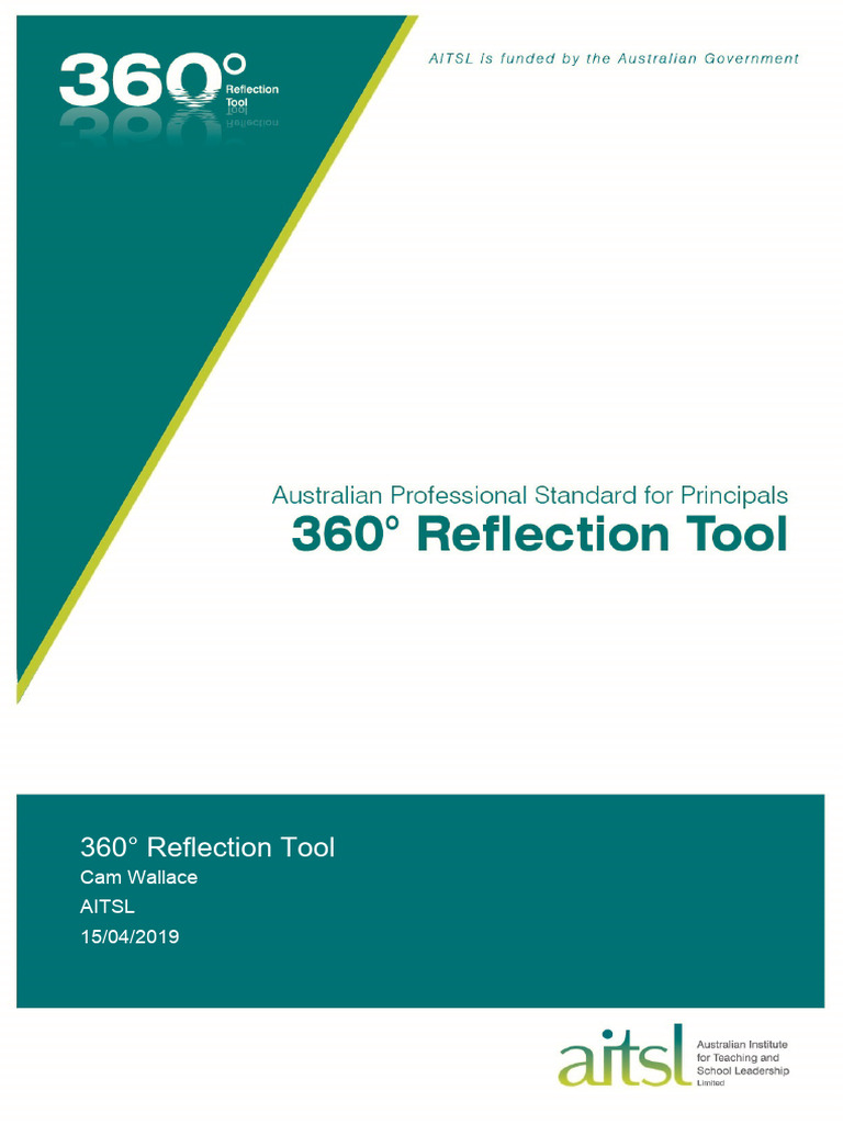 360° Reflection Tool - PRINCIPALS | PDF | Leadership | Behavior