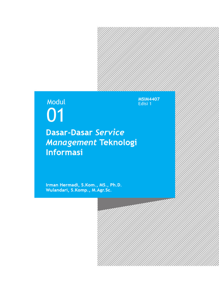 Dasar Dasar ITSM | PDF