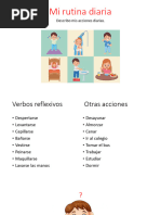 Worksheet - Mi Rutina Diaria | PDF | Verbo