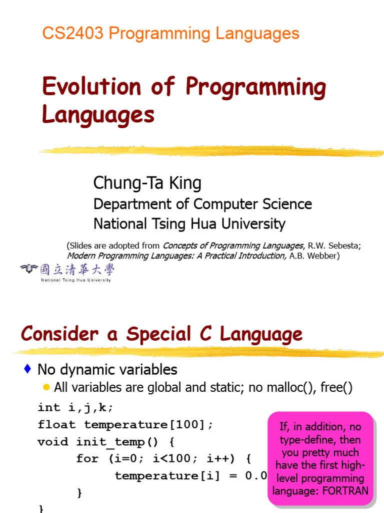 L01a History | PDF | Computer Programming | Systems Engineering