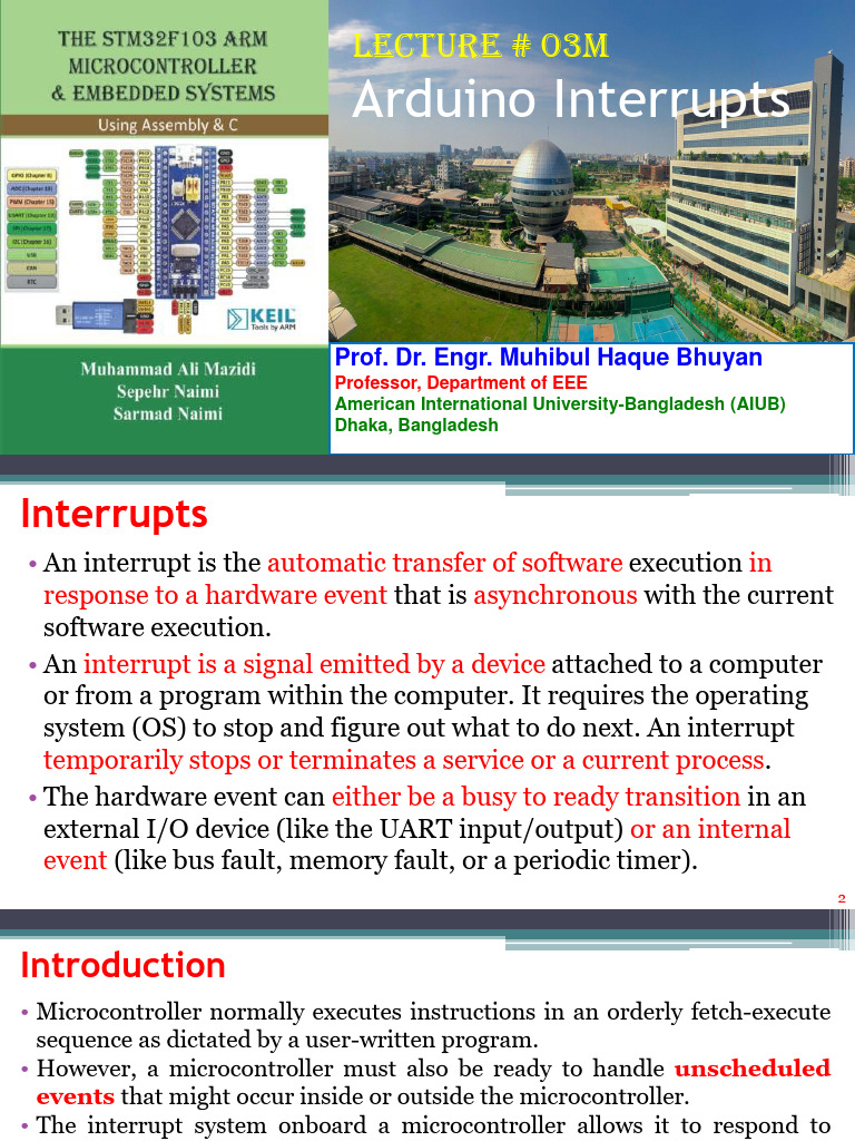 Theory Lecture Week 3M MES Prof Muhibul | PDF | Microcontroller | Computing