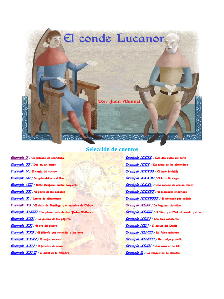 El Conde Lucanor - Selección | PDF