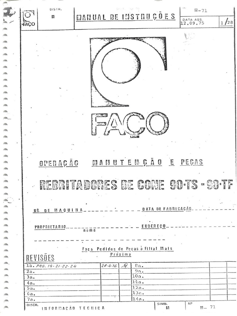 Faco 90t | PDF