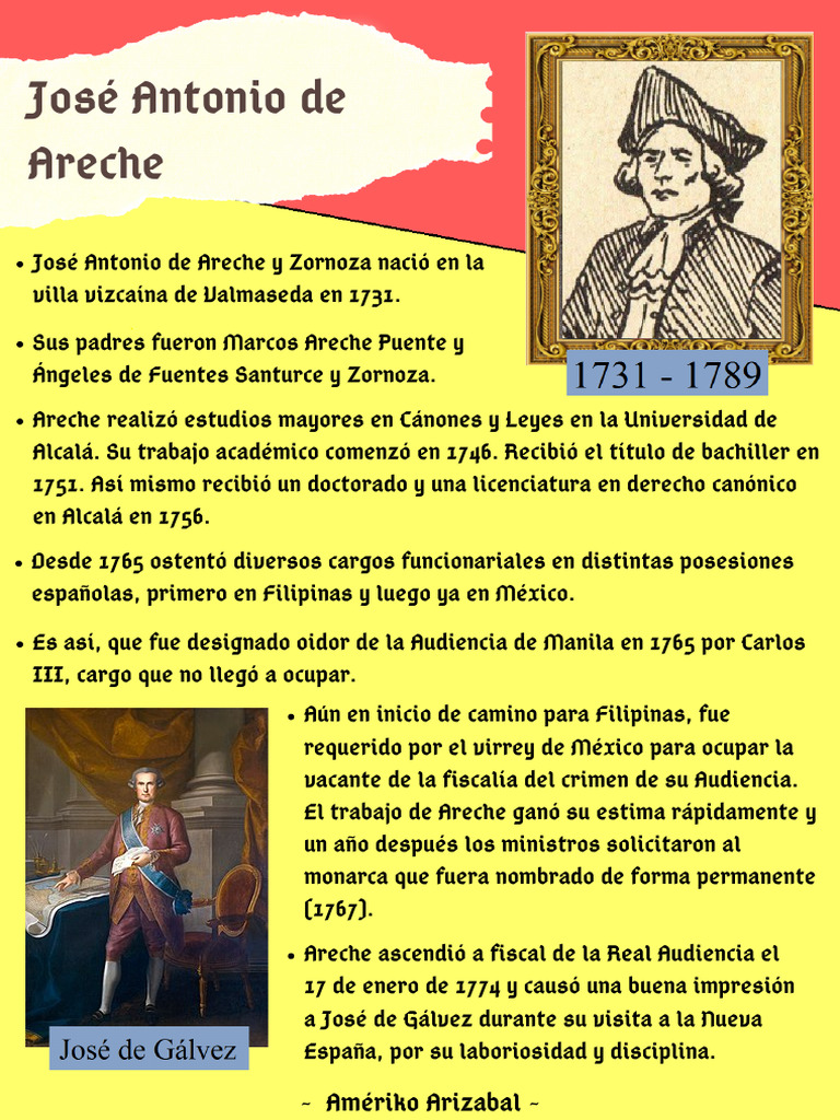 José Antonio de Areche | PDF | Colonización española de las Américas ...