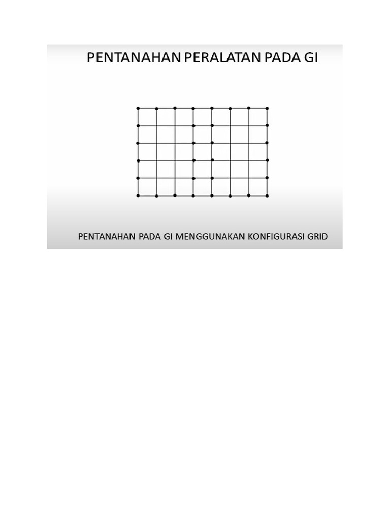 Pentanahan Grid | PDF