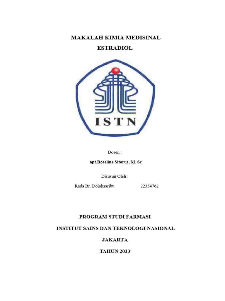 Estradiol: Hormon dan Aplikasinya dalam Obat | PDF | Kesehatan Holistik