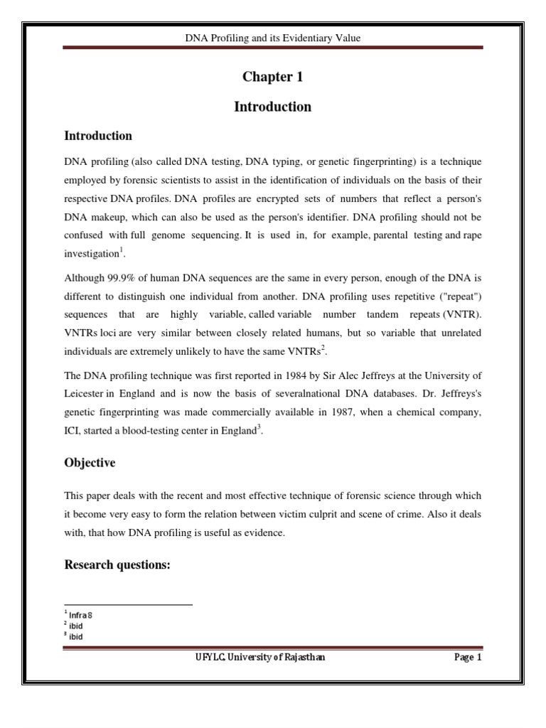 UFYLC, University of Rajasthan: Infra 8 Ibid Ibid | PDF | Dna Profiling ...
