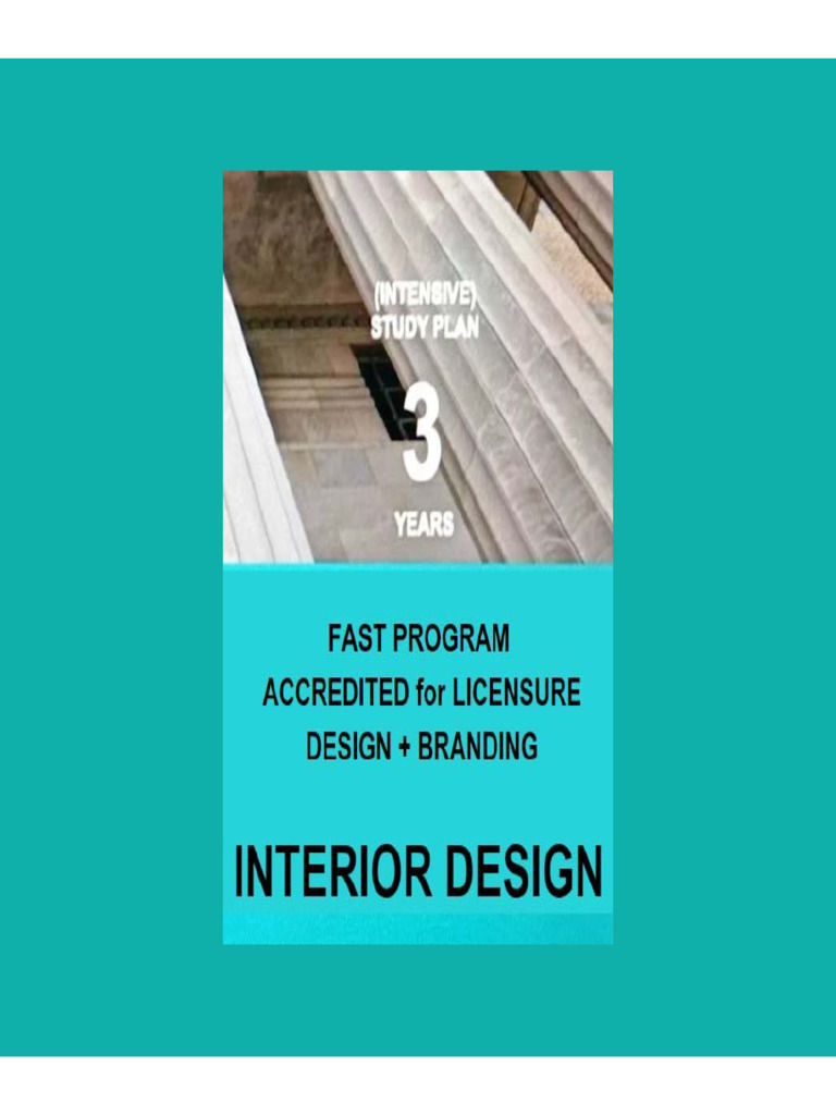 Interior Design Program Curriculum | PDF | Design