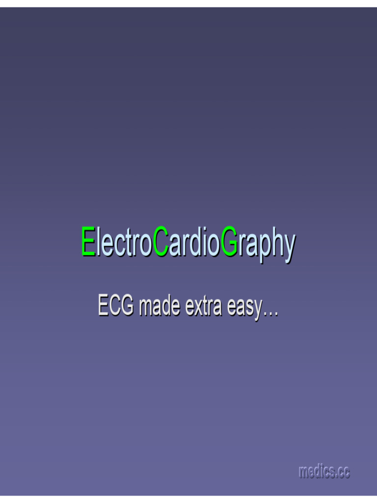ECG Made Easy | PDF | Electrocardiography | Atrium (Heart)