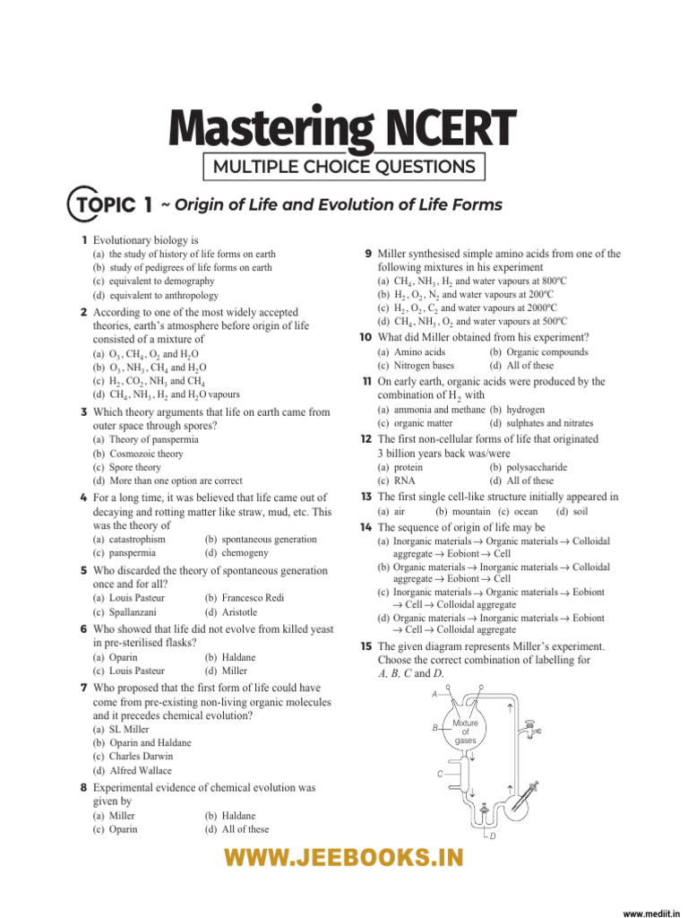 Evolution Ncert Based | PDF | Homo | Natural Selection