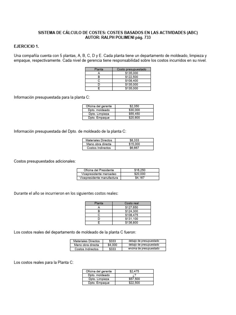 Ejercicios Abc 7 | PDF