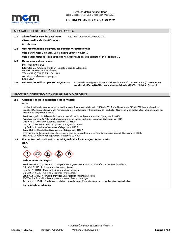 MSDS-SOLVENTE DIELECTRICO | PDF | Agua | Residuos