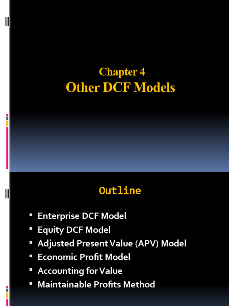 Chap 4 - Other DCF Models | PDF | Discounted Cash Flow | Valuation ...