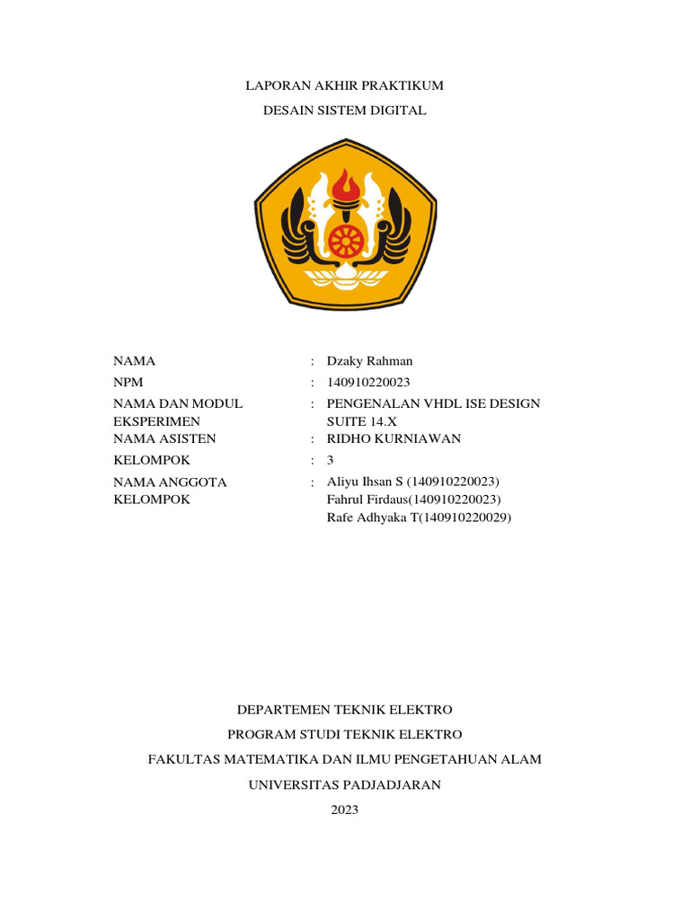 A - 3 - Dzaky Rahman - 140910220027 - Laprak1 | PDF | Komputer