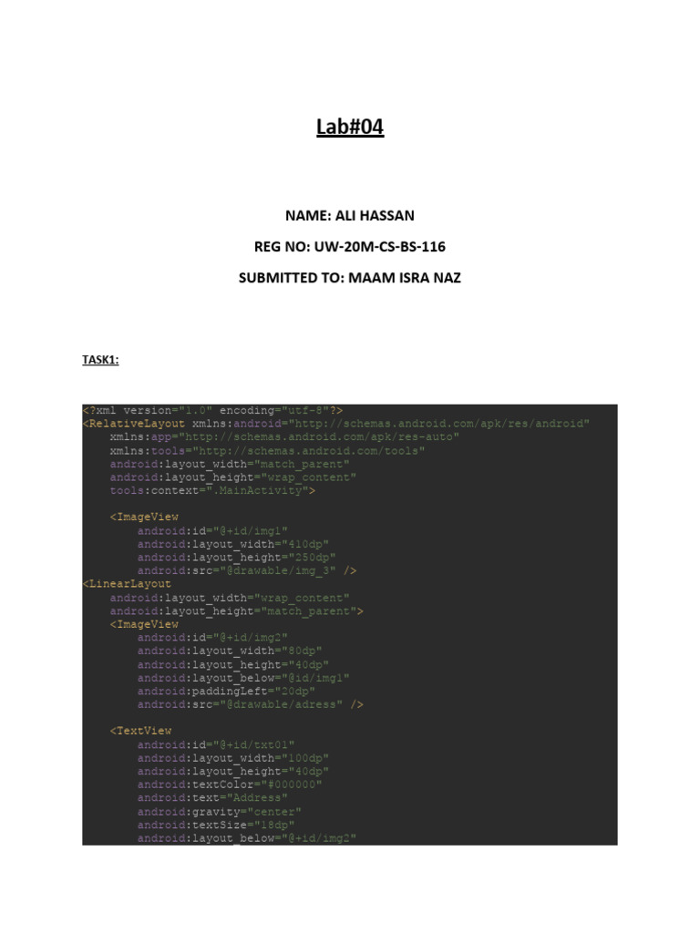 Lab 04 | PDF