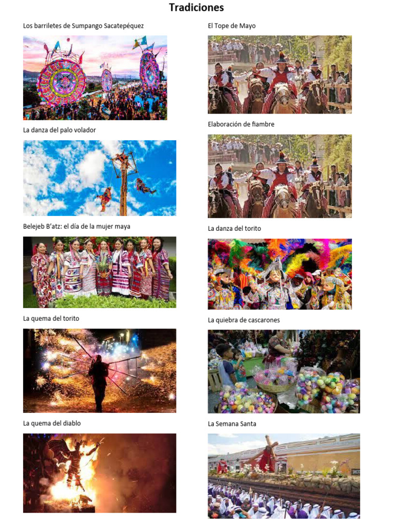 10 Tradiciones de Guatemala | PDF