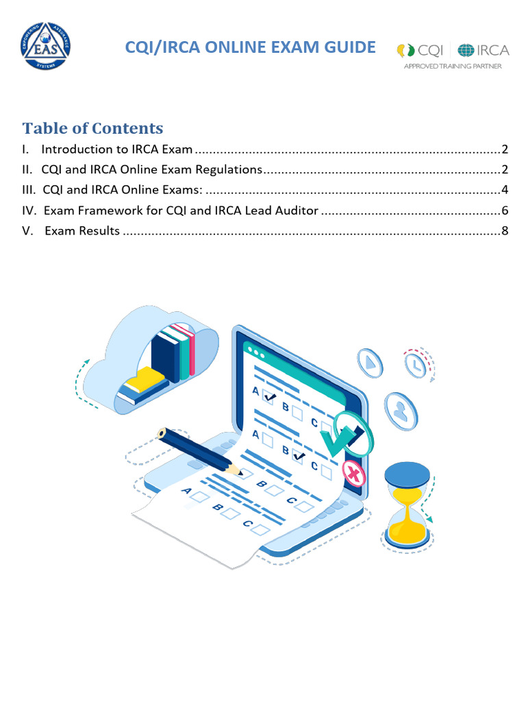 CQI-IRCA LA Online Exam Guide5 | PDF | Identity Document | Laptop