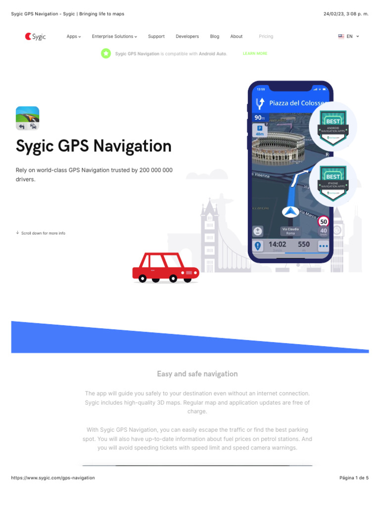 Sygic GPS Navigation - Sygic - Bringing Life To Maps | PDF | Android ...