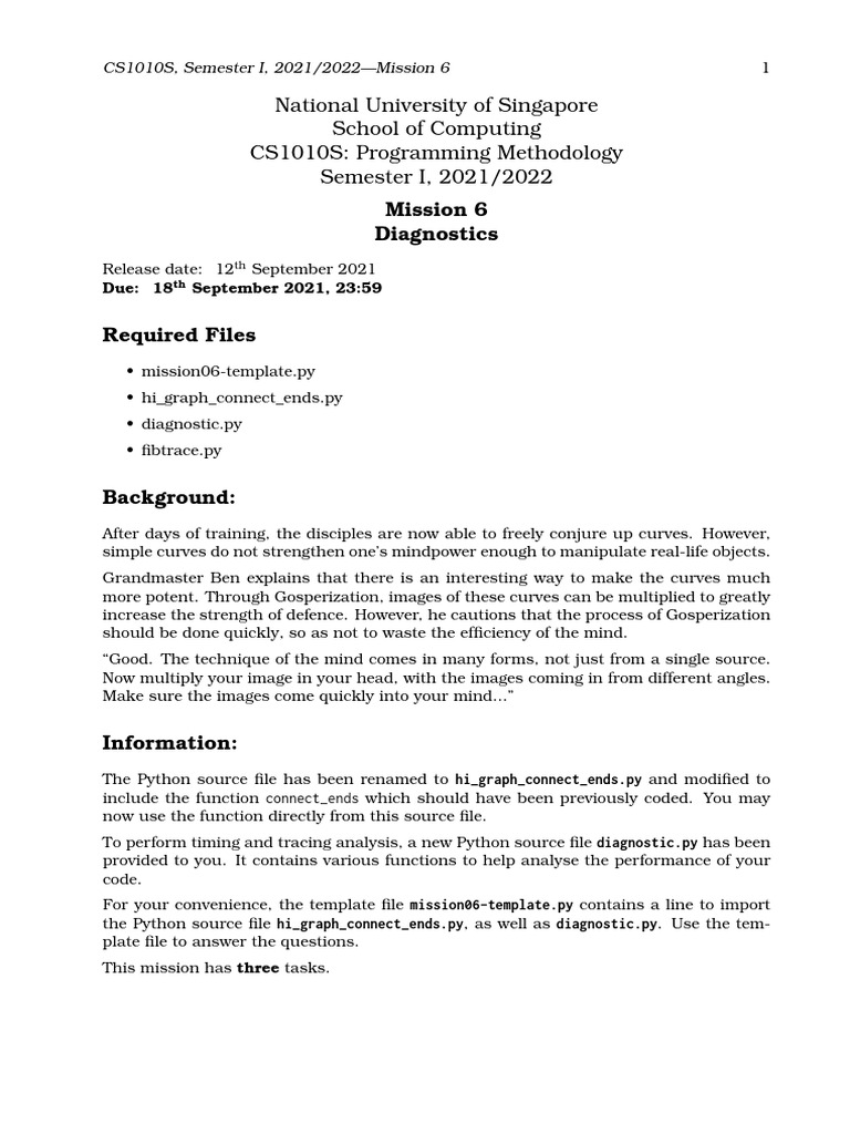 Mission 06 | PDF | Function (Mathematics) | Anonymous Function