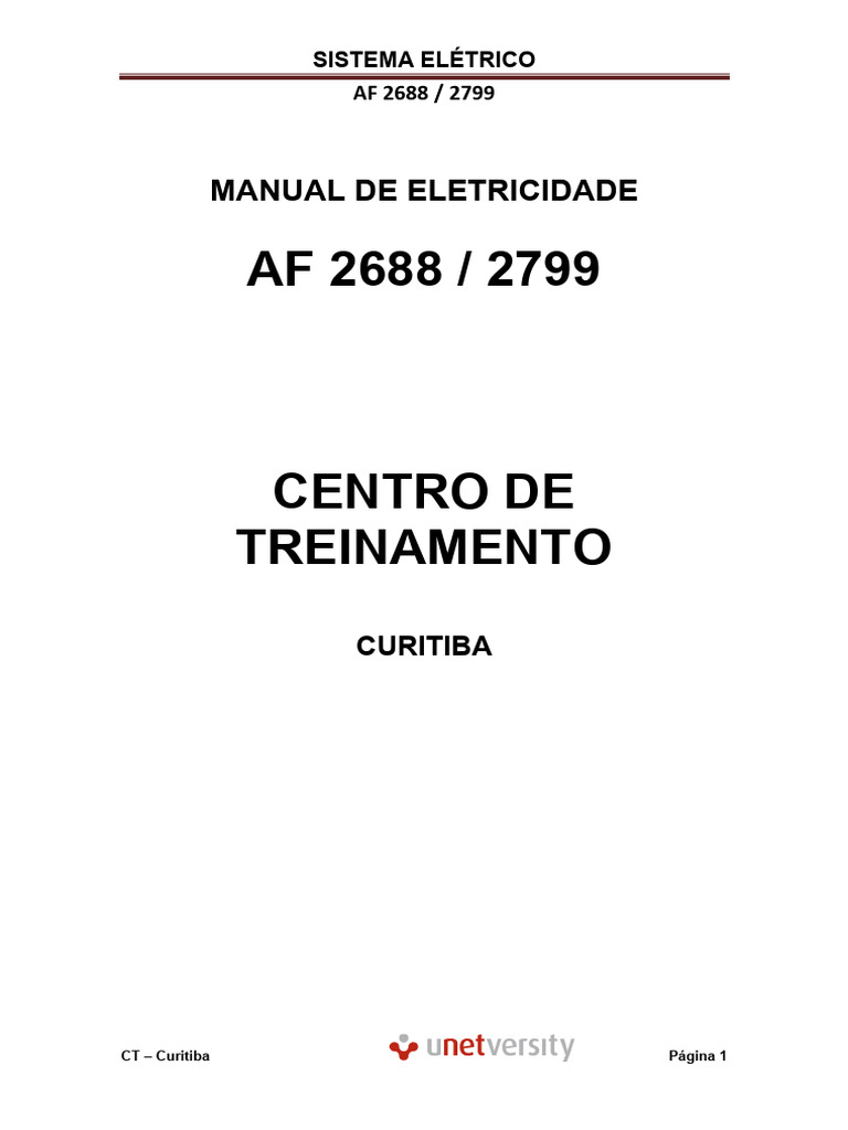 Manual de Eletricidade: Sistema AF 2688/2799 | PDF | Diodo | Rede elétrica