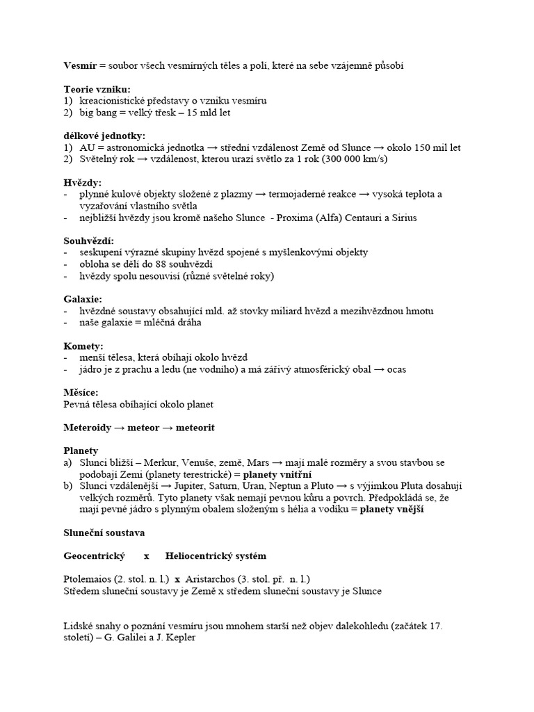 Planetarni Geografie | PDF