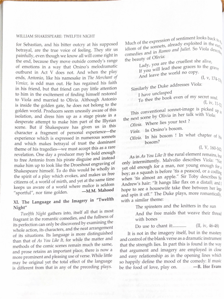 Twelfth Night Continued | PDF