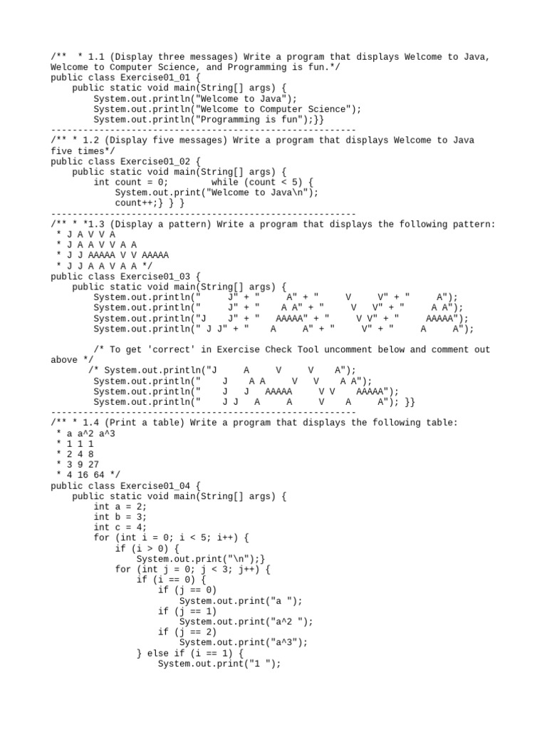 Ushtrime Java | PDF | Workweek And Weekend | Interest