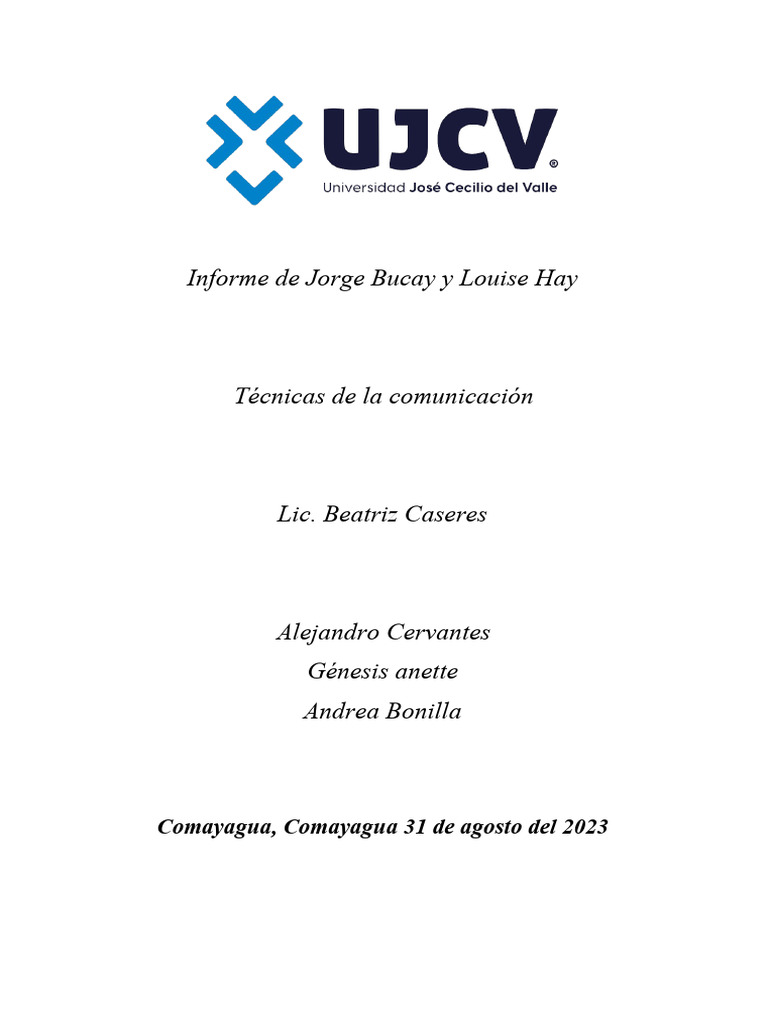 Informe Jorge Bucay | PDF