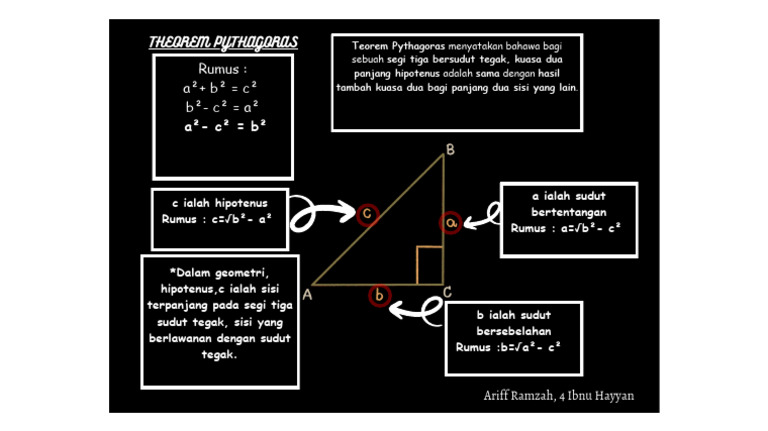 Theorem Pythagoras | PDF
